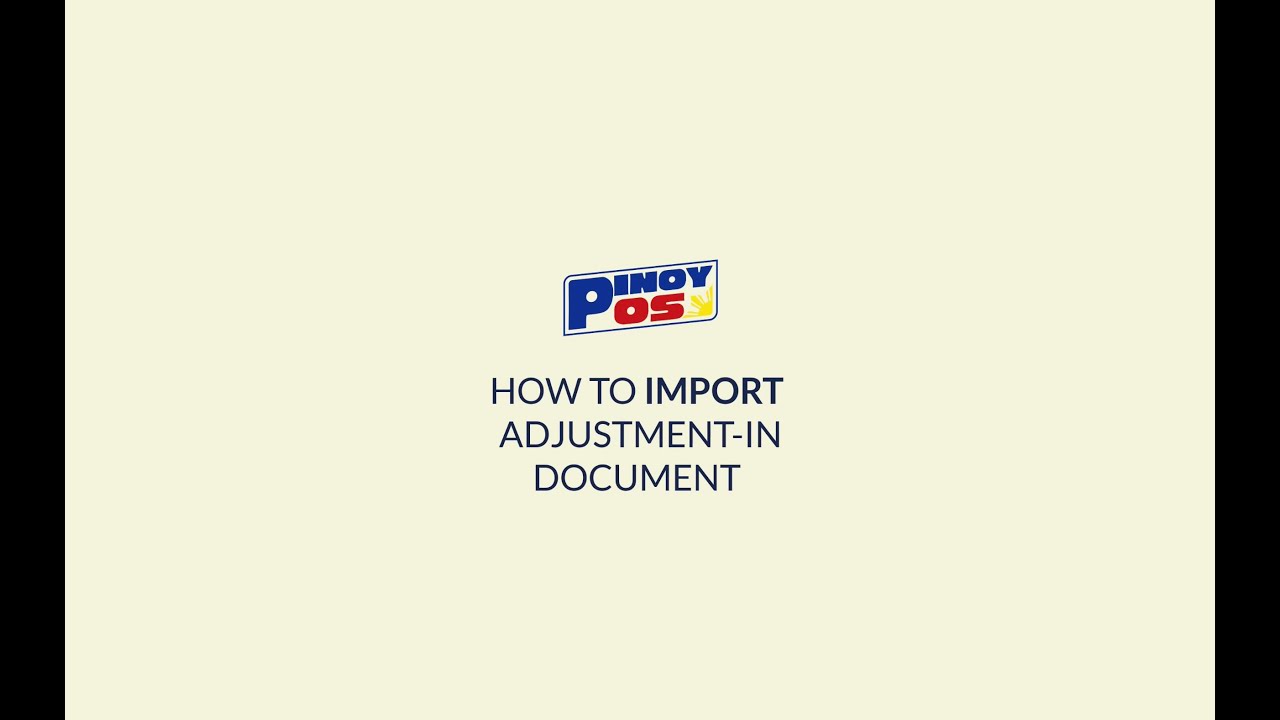 MMS Inventory Management - 4 of 9: How to Import Adjustment In Document ...