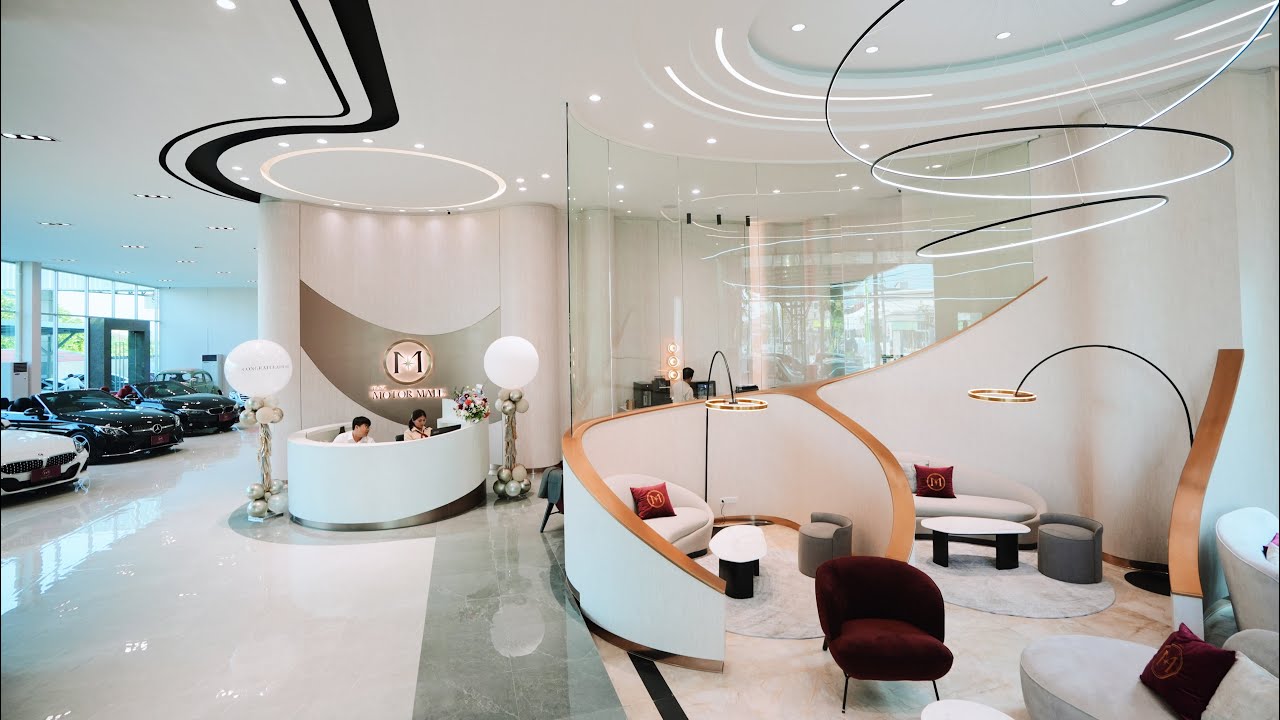 งานตกแต่งภายใน ร้านโชว์รูมรถมือสองสุดหรู BENZ MOTOR MALL โดย FAST UP ...