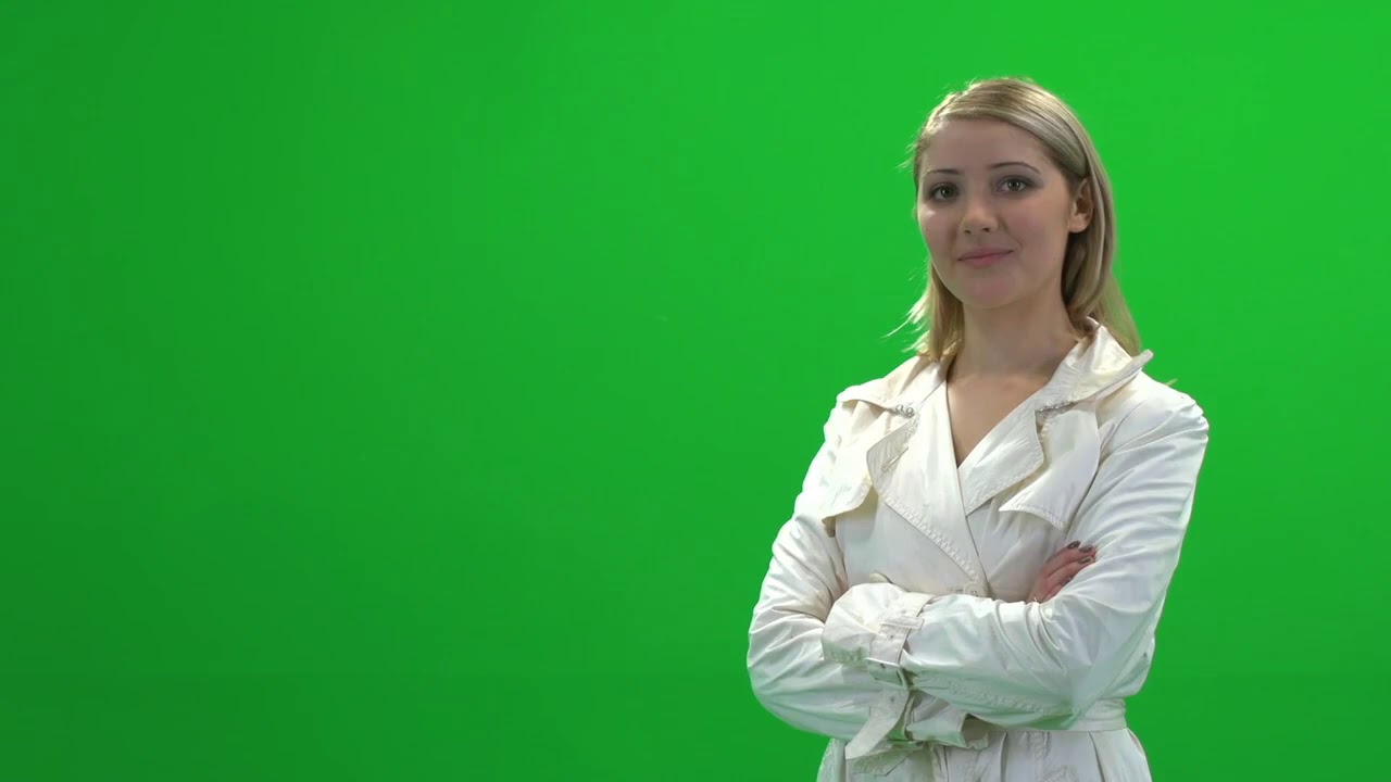 Green screen woman gratis : bisa digunakan untuk video anda - YouTube