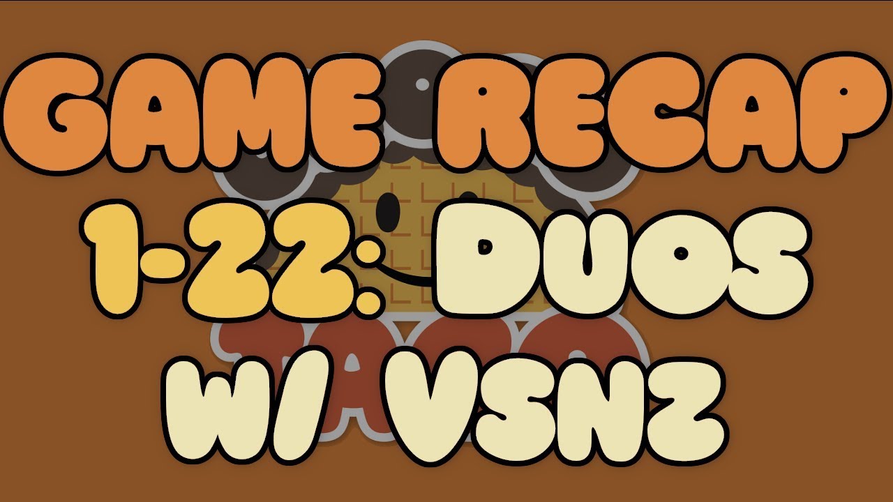 chocoTaco PUBG Game Recap: Duos with VSNZ 1-22 Game 1 - YouTube