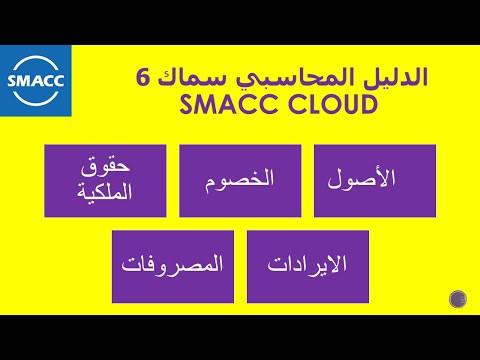 شرح دليل الحسابات علي برنامج سماك 6 | SMACC CLOUD - YouTube