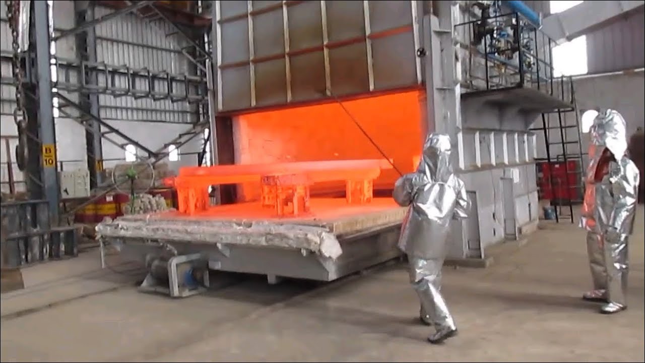 EXTREME Hot Forming Press, Tank Head, Dish Head, Vessel - YouTube