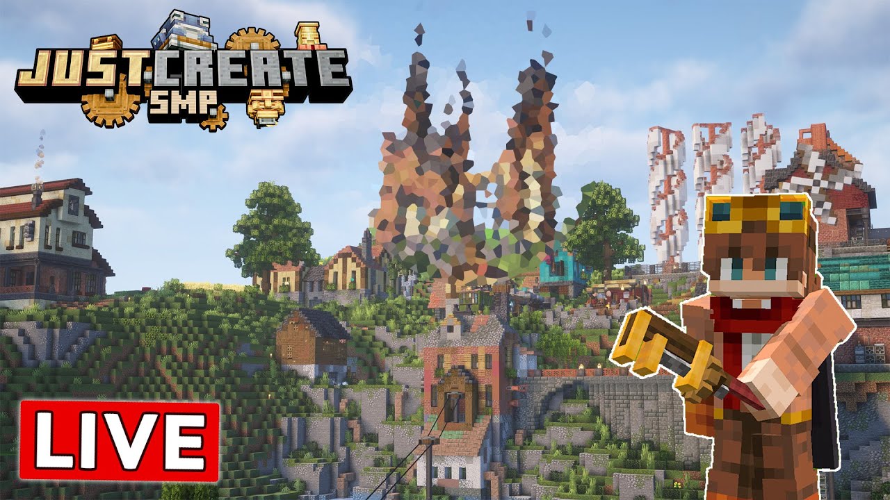 Building a CASTLE on the Just Create SMP :: Minecraft Survival - YouTube