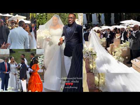 Jay Jay Okocha's Daughter Daniella’s Private White Wedding in Spain