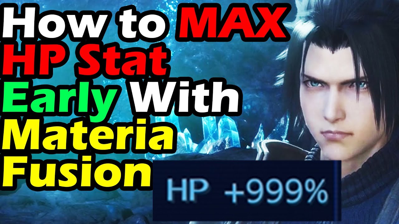 Crisis Core Final Fantasy 7 Reunion How To Get Max HP Stat Early How To ...