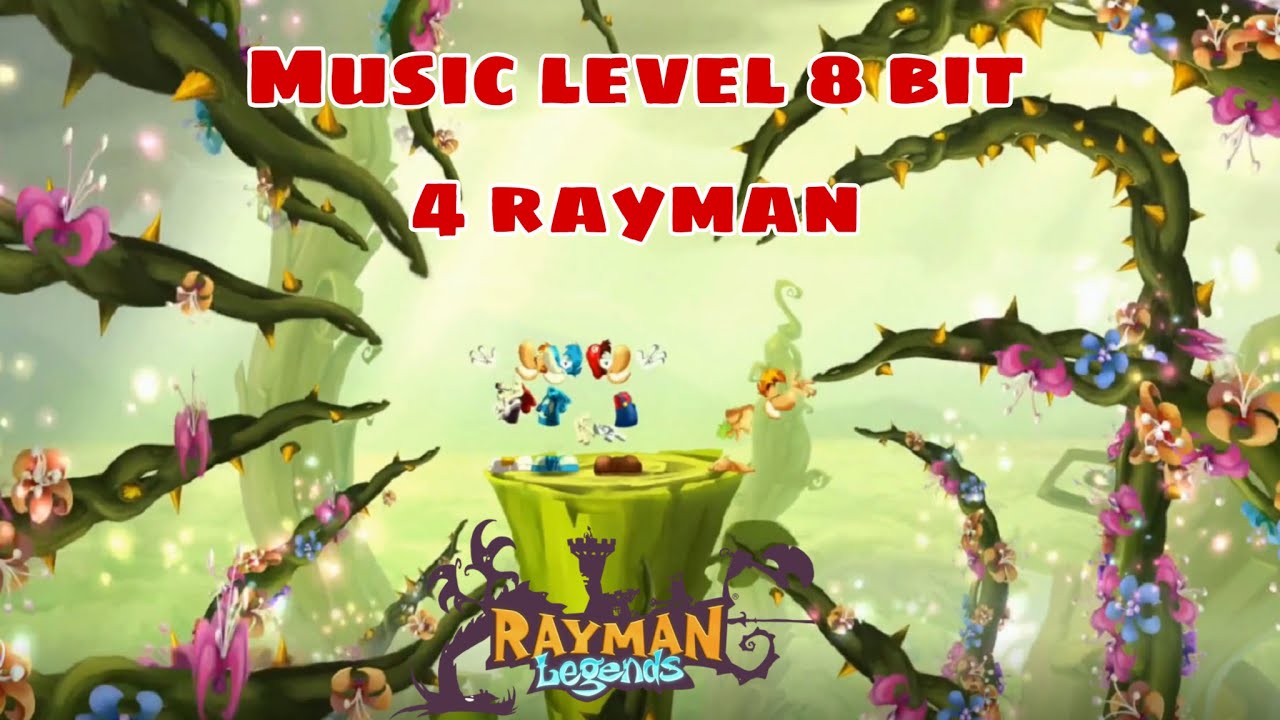 4 rayman music level 8 bit - YouTube