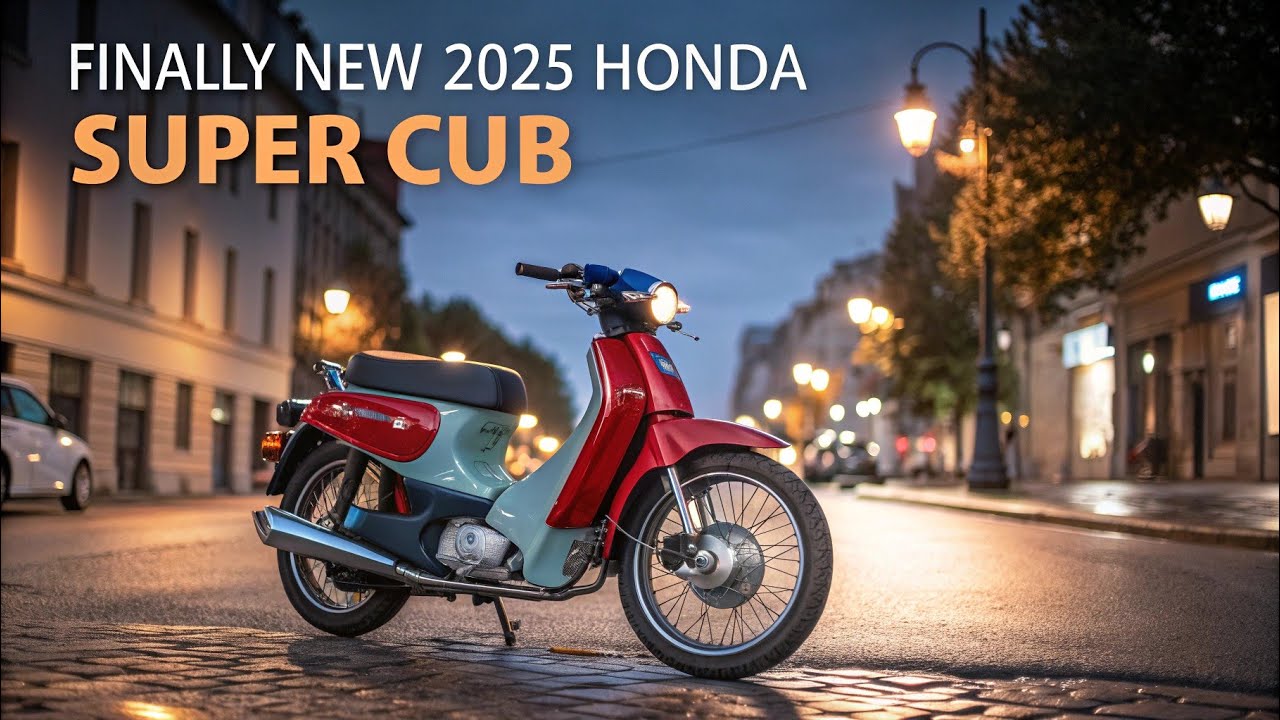 Finally New 2025 Honda Super Cub – The Ultimate Retro Commuter with ...