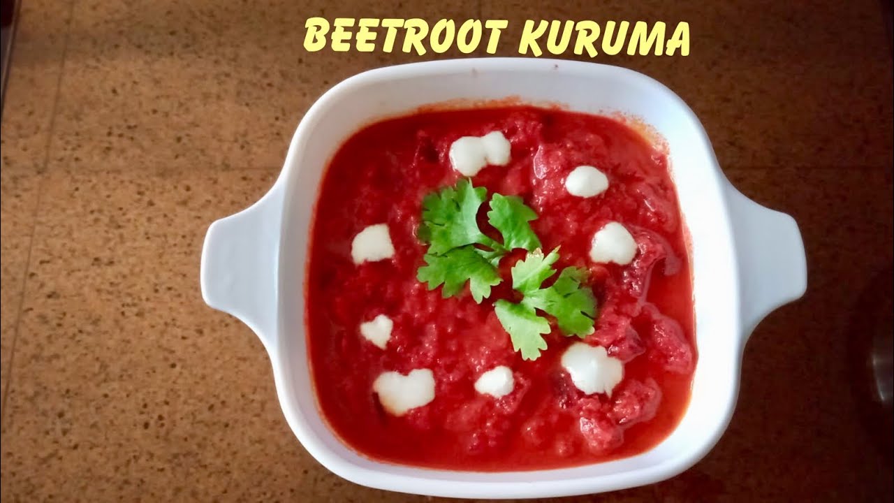 Beetroot Kuruma | healthy beetroot kuruma | Side dish for Chapathi ...
