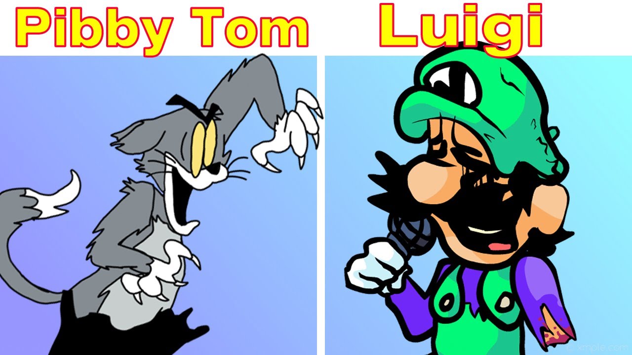 Friday Night Funkin' Pibby Corrupted Tom & Pibby Injured Luigi (FNF Mod ...