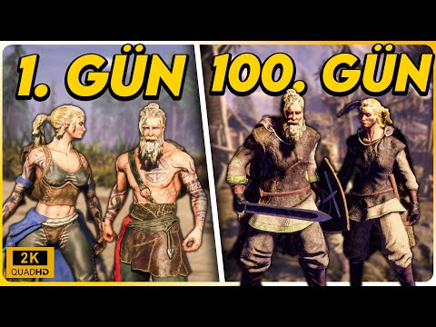 DEVLER DİYARINDA 100 GÜN HAYATTA KALMAK | Aska Türkçe 1.Bölüm (2K60FPS Ultra Graphics)