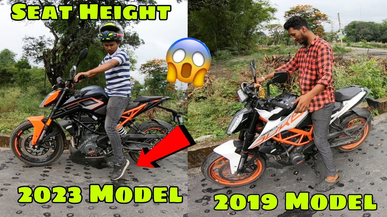 Minimum height for ktm duke250 duke390 bs6 2023 model 😱 ktm duke seat ...