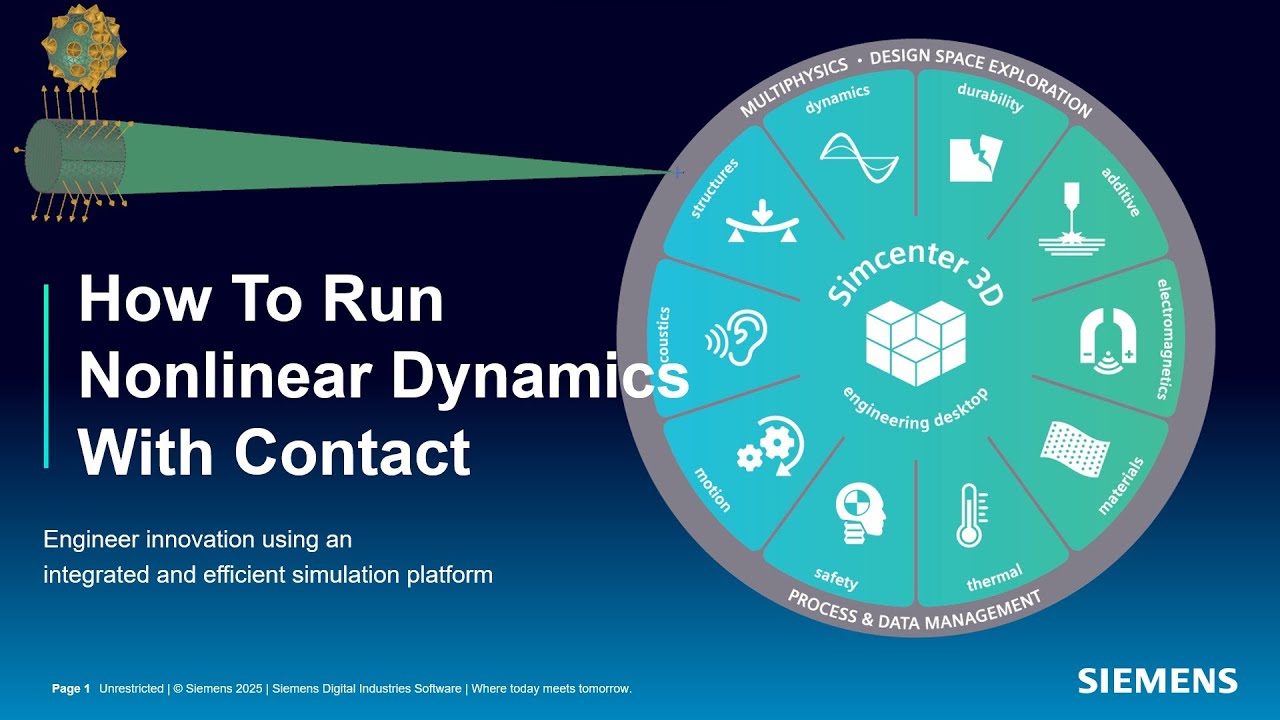 How To Run Nonlinear Dynamics With Contact - YouTube
