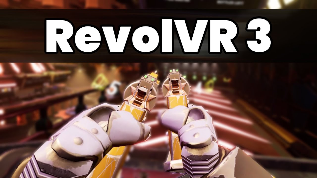 RevolVR 3 Gameplay - Social Multiplayer VR Shooter with Mini-Game - YouTube