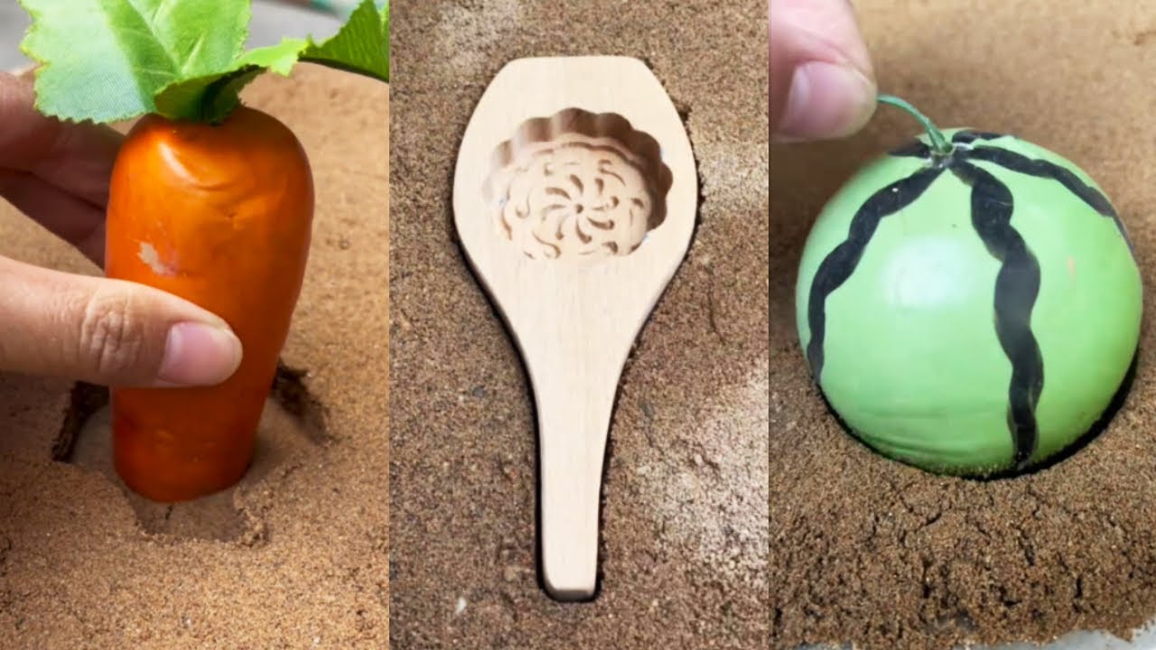 Make Interesting Iron Tools With Vegetable Models #satisfying - YouTube
