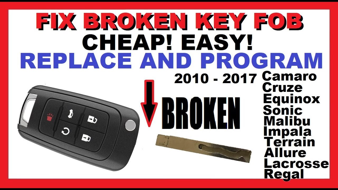 How to fix GM Switchblade Key Fob Cheap and Easy! Move Key to New Fob ...