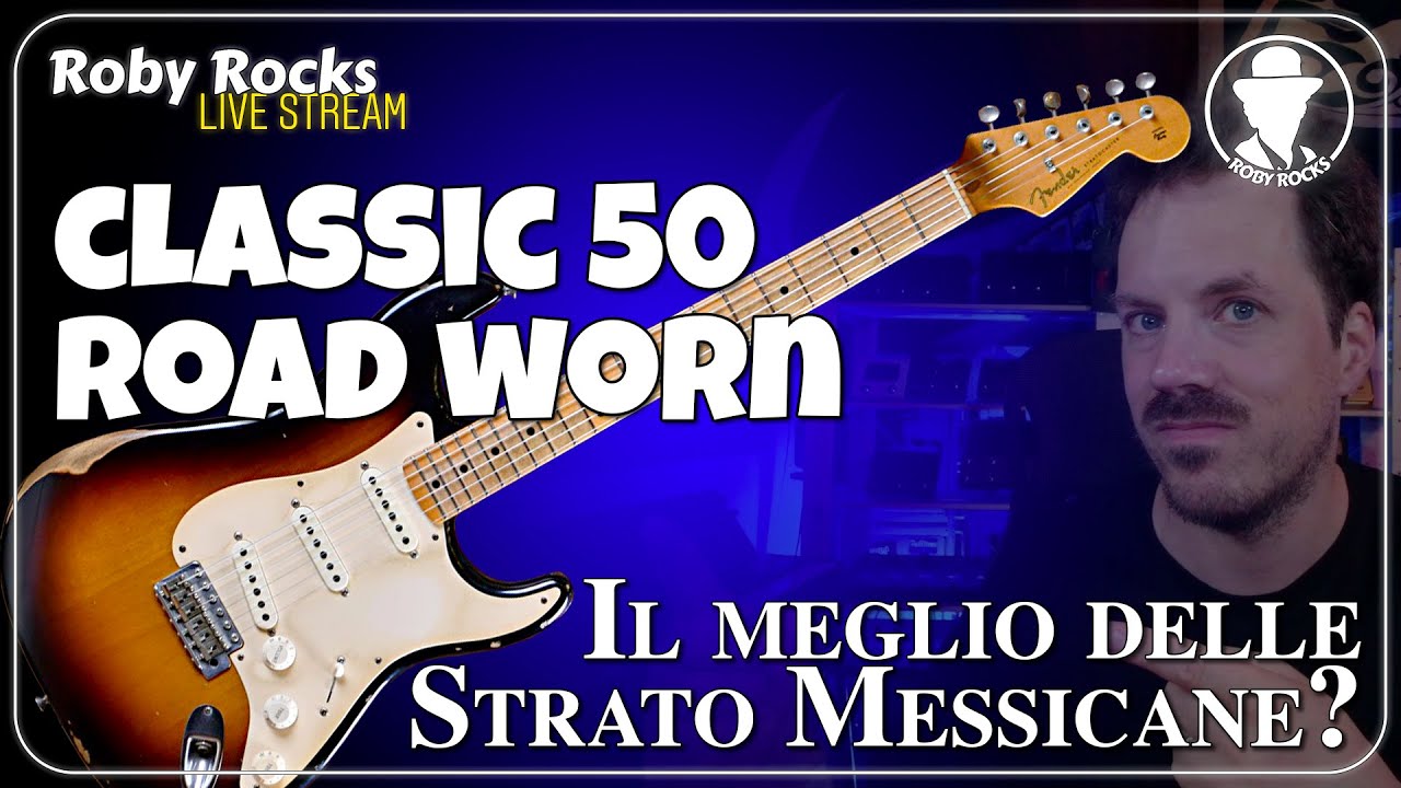 Roby Rocks Live | Fender Stratocaster Classic 50 Road Worn: Retro ...