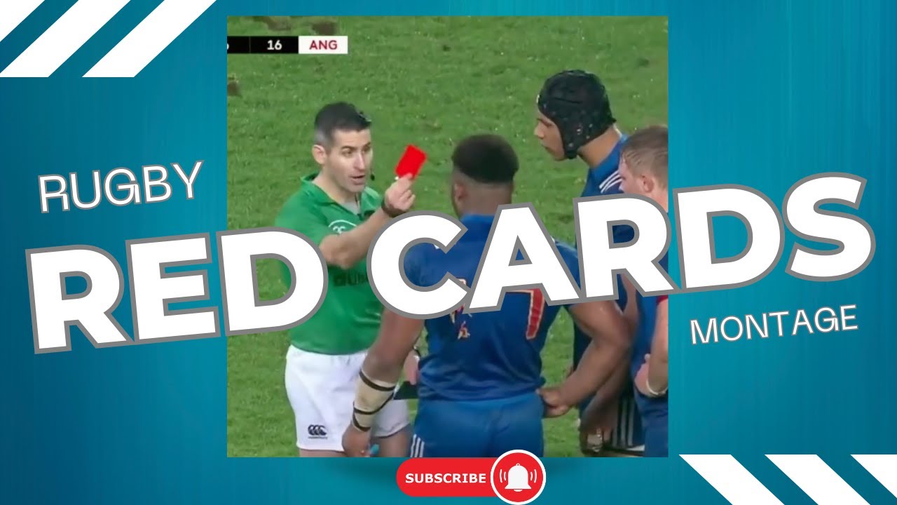Rugby RED CARDS Montage #rugby - YouTube