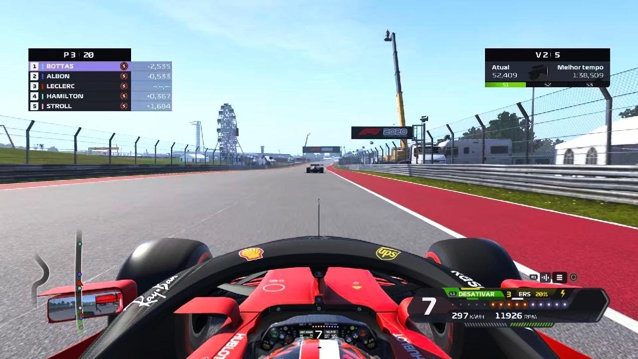 F1 2020 PS5_Leclerc x Albon Austin EUA GP - YouTube