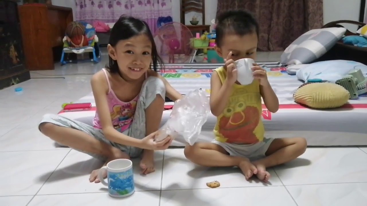 Drinking Milk Challenge version 2 with cookies :) - YouTube