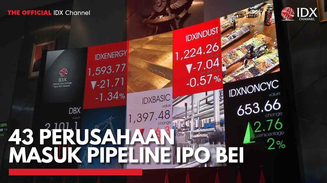 43 Perusahaan Masuk Pipeline IPO BEI | IDX CHANNEL - YouTube