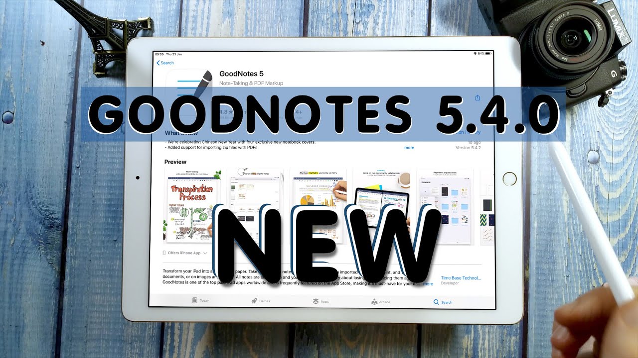 Goodnotes 5 Updates for iPad planning and note taking planner - YouTube
