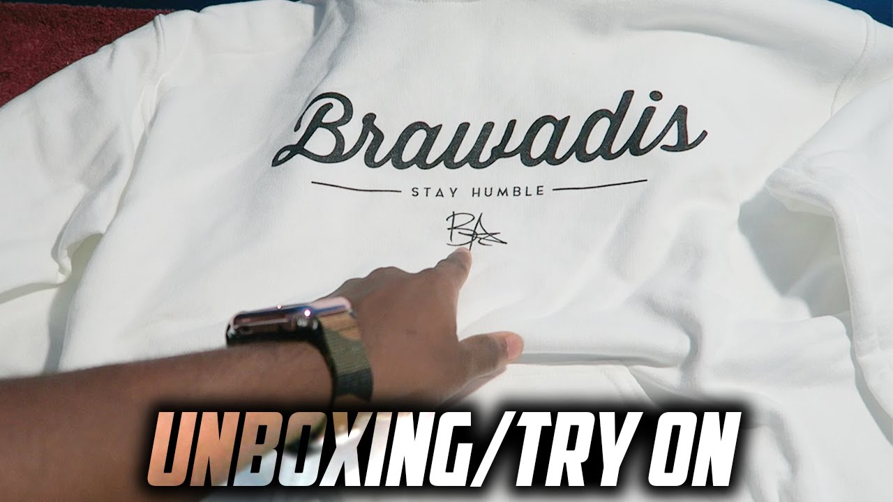 BRAWADIS 1 MILLION SUBS EXCLUSIVE HOODIE! (UNBOXING & TRY ON) - YouTube