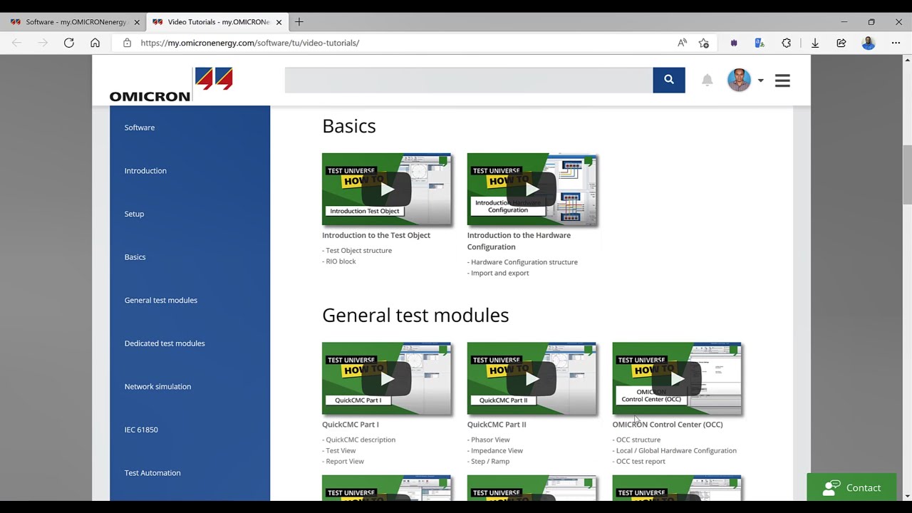 How to download the OMICRON Test Universe Video tutorials/PTL file ...