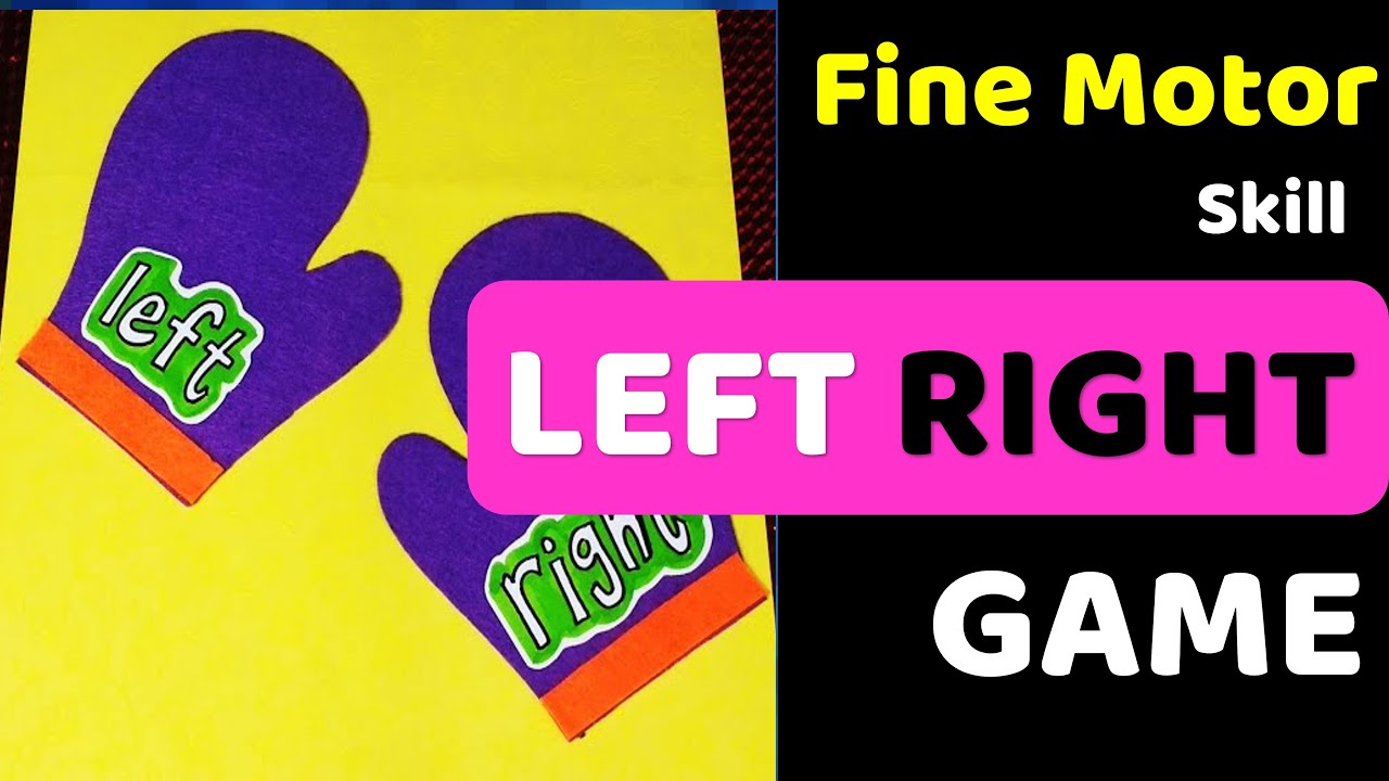 LEFT AND RIGHT concept l Fine Motor Skills Activities l Learning Videos ...