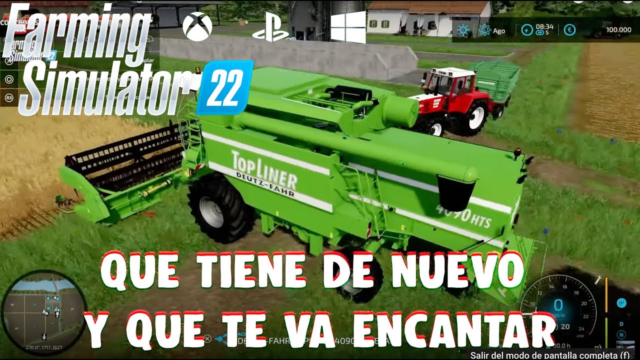 FS22 🔴 ESTRENO Farming Simulator 22 QUE TIENE DE NUEVO Y QUE TE VA ...