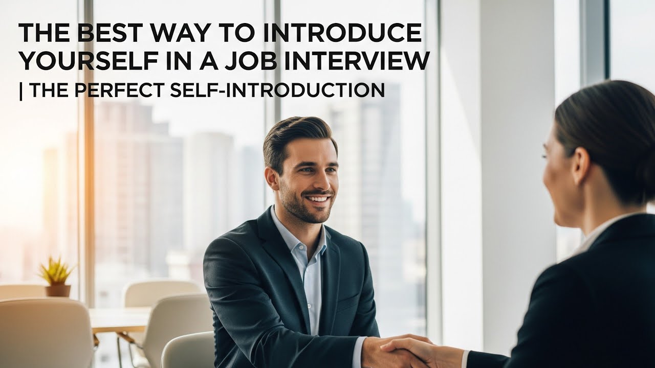 Job Interview Success: The Perfect Self-Introduction - YouTube