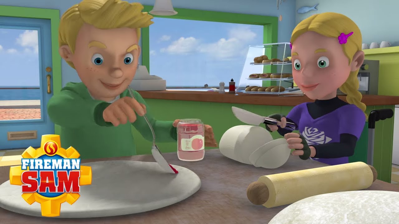 The Kids make Pizza! | Fireman Sam Official | Cartoons for Kids - YouTube