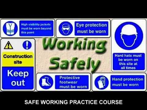 SAFE WORKING PRACTICE COURSE / SWP COURSE - YouTube