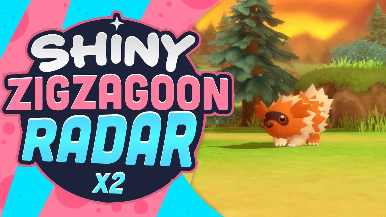 2 SHINY ZIGZAGOON VIA POKERADAR | Pokemon Brilliant Diamond Shining ...
