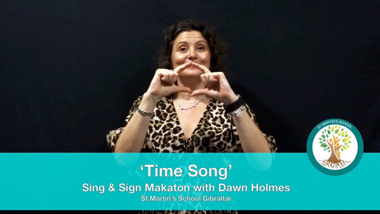 'Time Song' - Sign & Sign Makaton with Dawn Holmes - YouTube