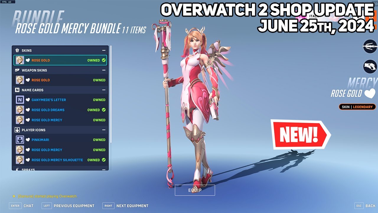 PINK MERCY IS BACK! Overwatch 2 Shop Update [June 25th, 2024] - YouTube
