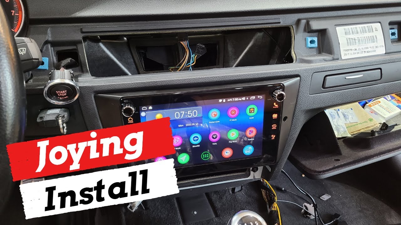 HOW TO: Installing The New Joying 8.1" Android Head Unit in a BMW 335i ...