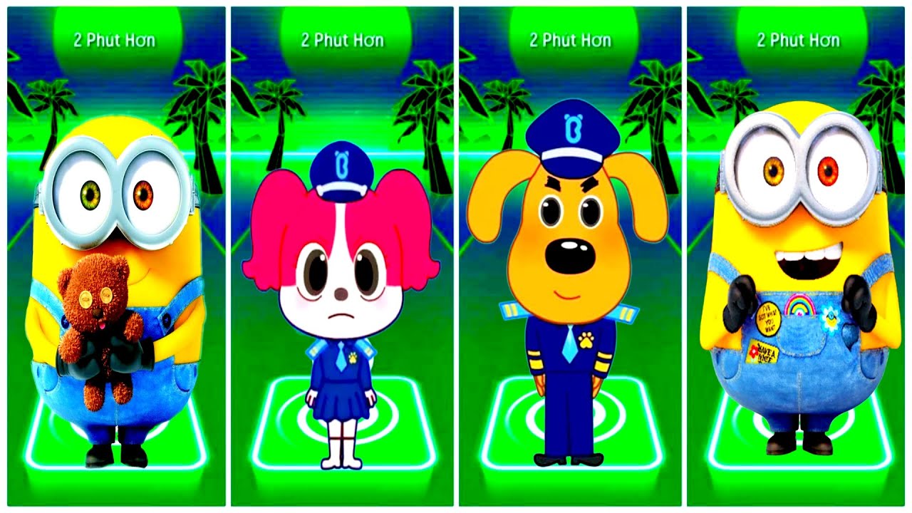 Team minions 🤭 sheriff labardor 🆚 sheriff labardor 🆚 minions 🆚 🎶 Tiles ...