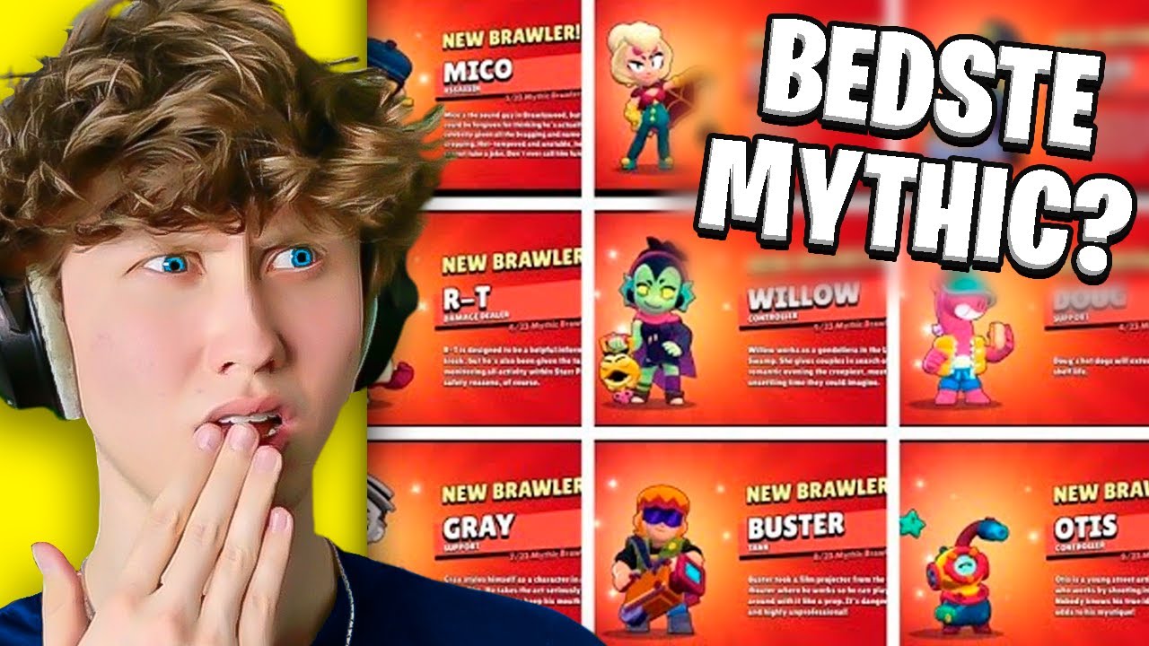 Hvad Er Den BEDSTE MYTHIC Brawler I Brawl Stars? - YouTube