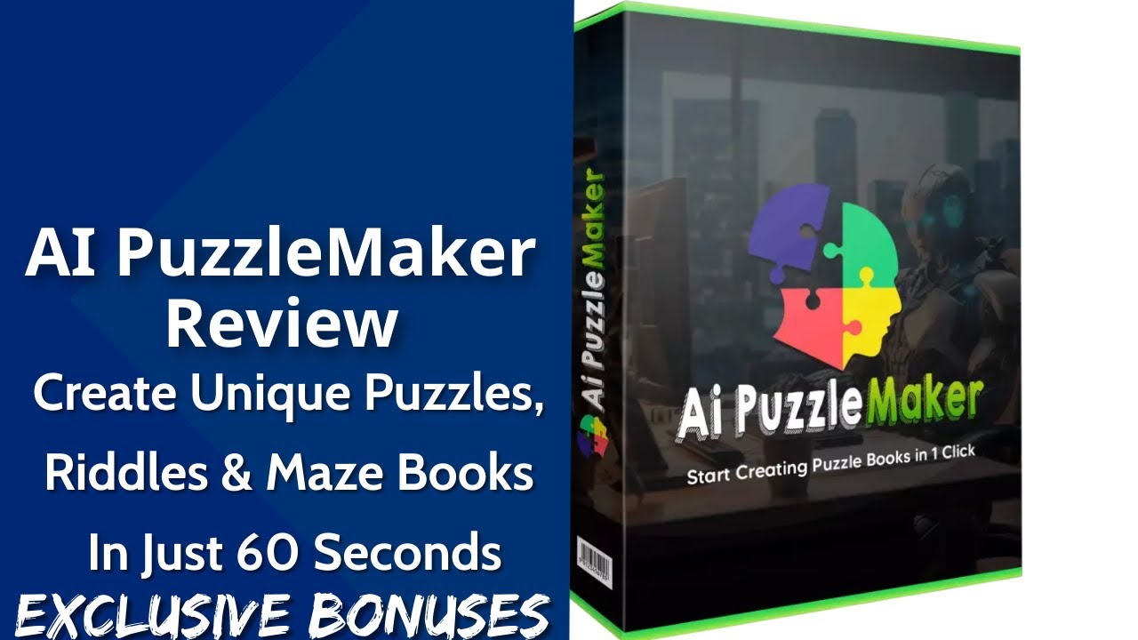 AI PuzzleMaker Review | Create Unique Puzzles, Riddles & Maze Books In ...