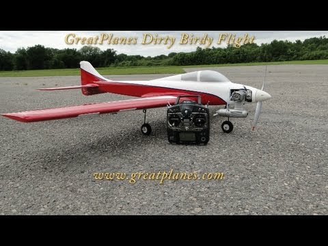 GreatPlanes Dirty Birdy Flight - YouTube