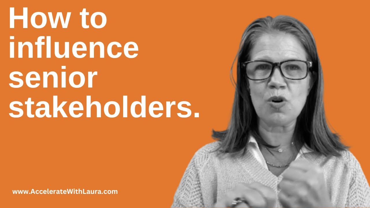 How to influence senior management and influence upwards - YouTube