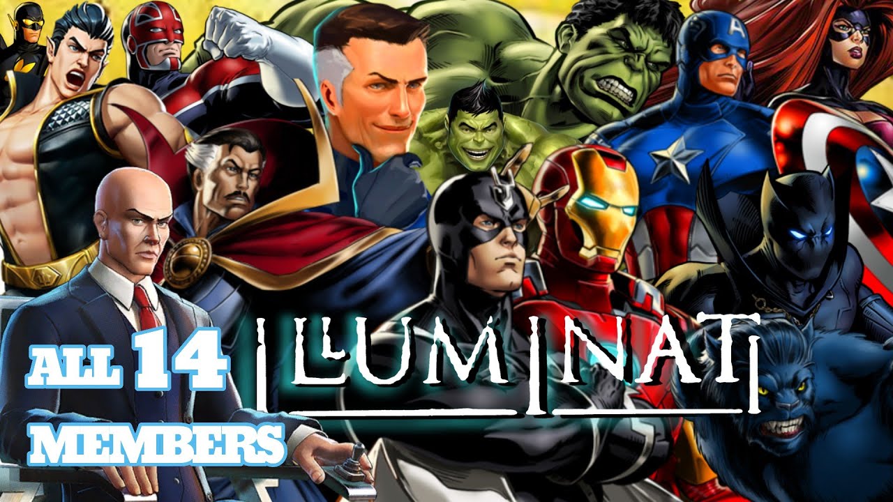 Marvel's ILLUMINATI All Team Members | List of 14 Illuminati members in ...