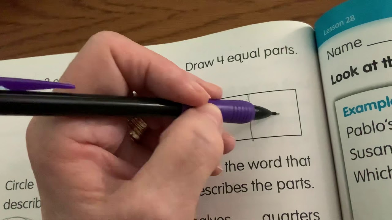 Math Unit 6 Lesson 28-4 Breaking Shapes into Parts - YouTube