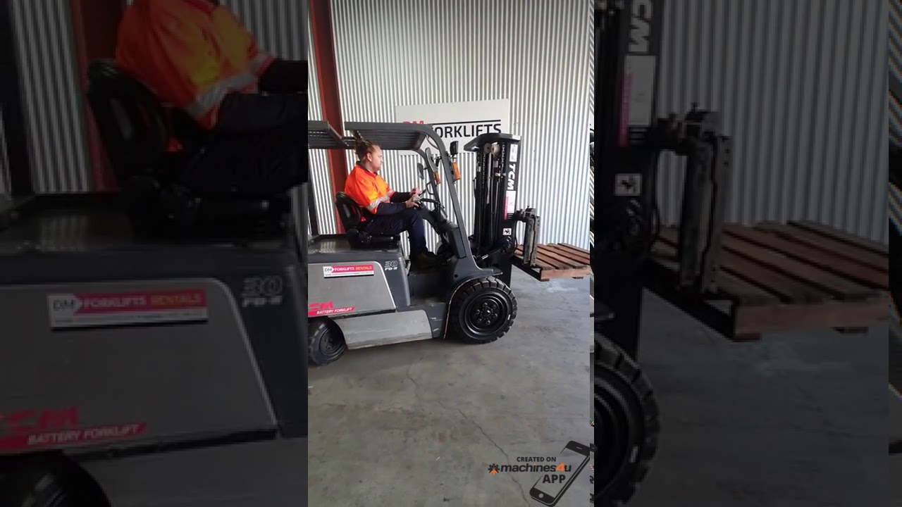 TCM 3T Electric Forklift - YouTube