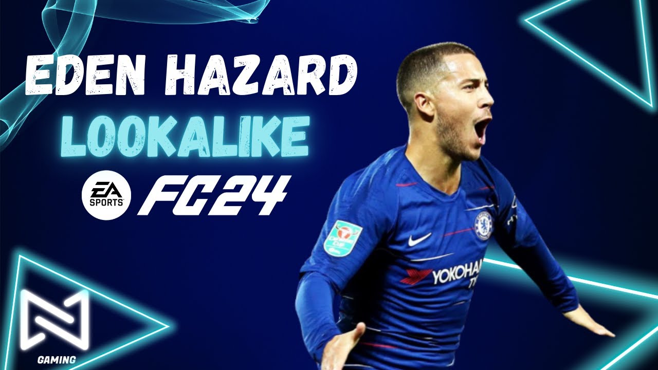 FC 24 | Eden Hazard | Look Alike | Création visage + Stats - YouTube