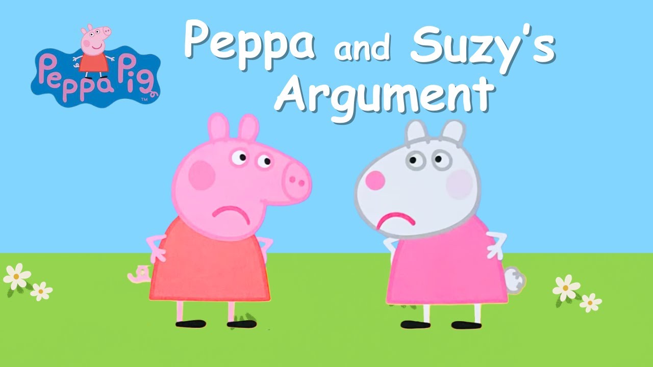 Peppa and Suzy's Argument - Read Aloud Story for Kids - YouTube