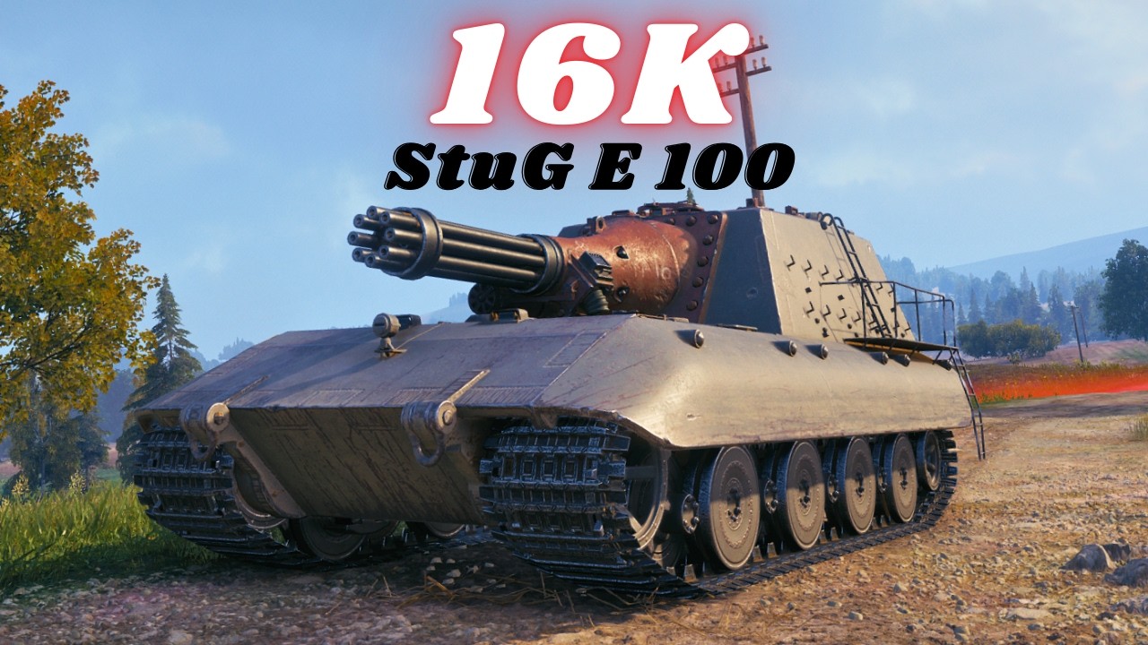 StuG E 100 16K Damage & 4x StuG E 100 Overwhelming Fire World of Tanks ...