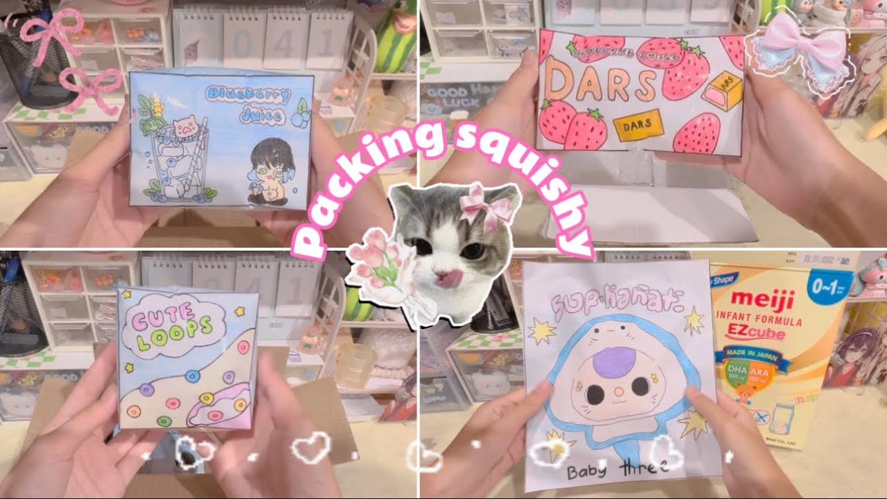 GÓI HÀNG 🩷 típ tục gói những đơn hàng cho khách cute cùng Ren nhaa 😋🫶 ...