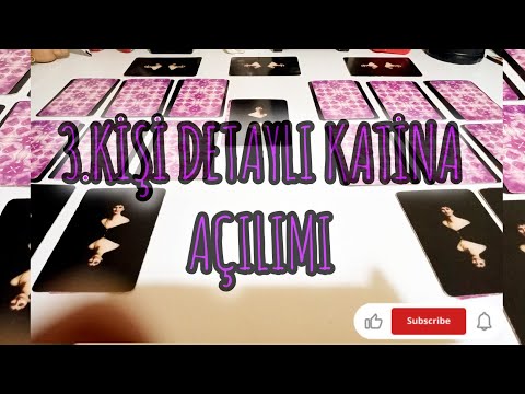 🎀3. KİŞİ VE AKLINDAKİ KİŞİ SON GELİŞMELER NELER?DETAYLI KATİNA AÇILIMI #tarot #tarotreading #love 