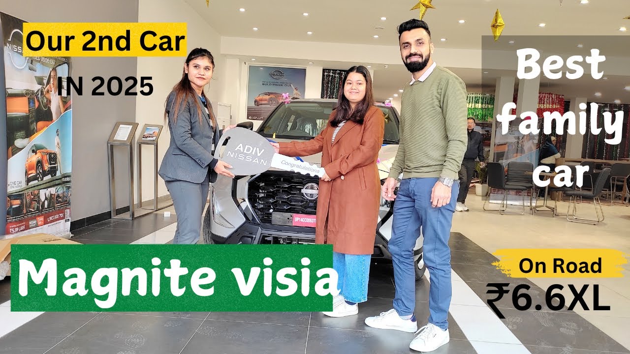 Nissan Magnite Visia | Delivery of our 2nd Car | Magnite Facelift ...